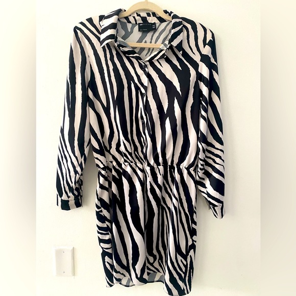 ASOS | Dresses | Silk Zebra Print Dress | Poshmark
